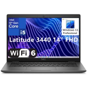 dell 2023 latitude 3000 3440 14" fhd business laptop computer, 13th gen intel 10-core i5-1335u (beat i7-1270p), 32gb ddr4 ram, 2tb pcie ssd, wifi 6, bluetooth, usb type-c, space gray, windows 11 pro