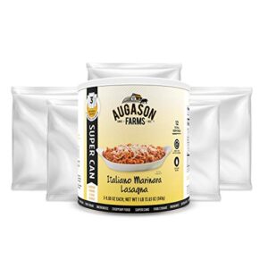 Augason Farms Italiano Marinara Lasagna Super CAN with 3 Pouches, 29.2 Oz