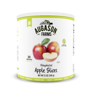 augason farms dehydrated apple slices certified gluten free long term food storage large no. 10 can