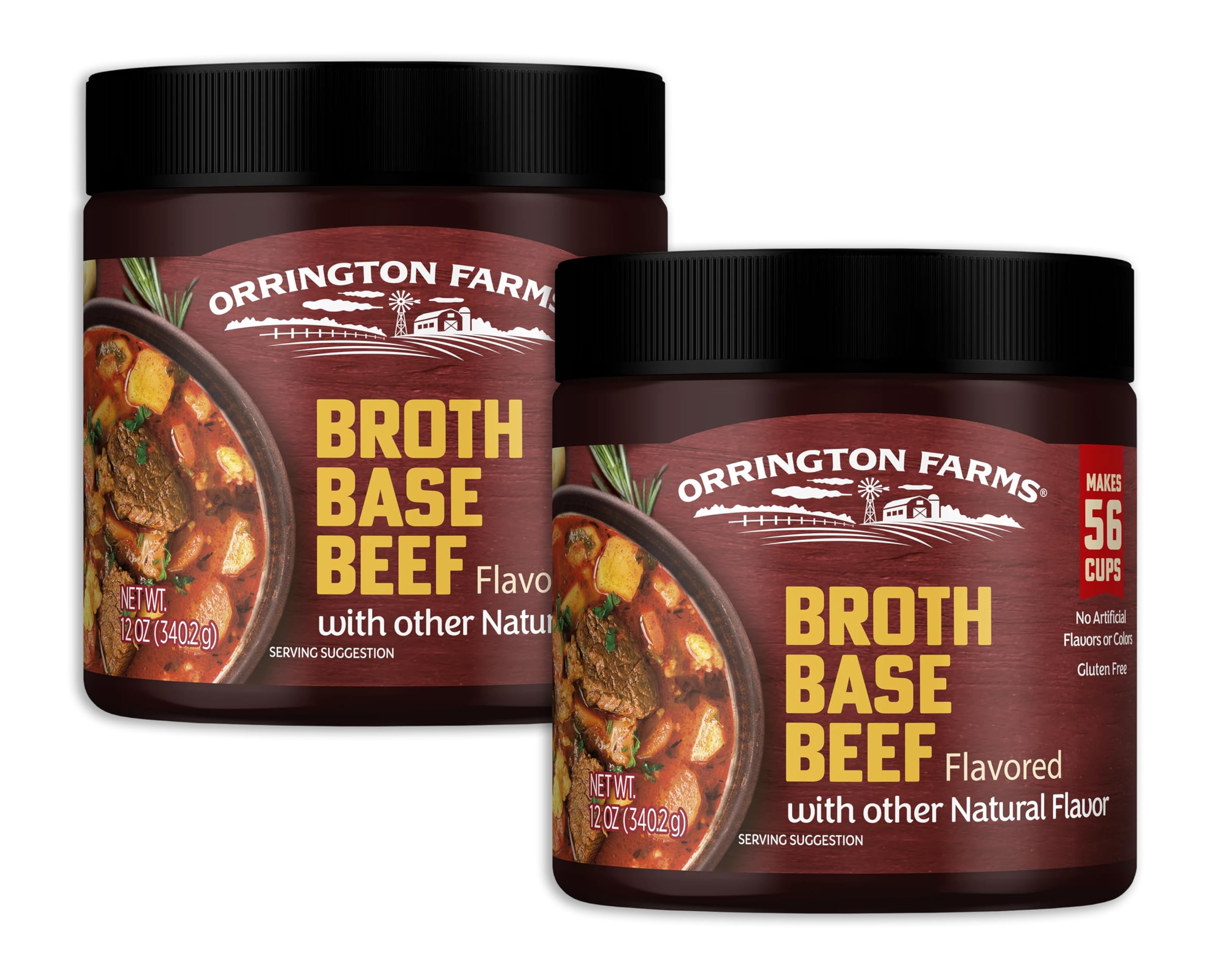 Orrington Farms Beef Flavored Soup Base 56 Servings ( 2 Pack )