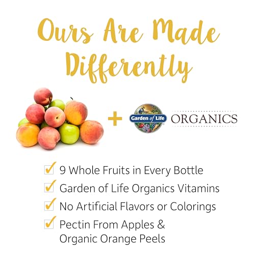 Garden of Life Organics Women 40+ Gummy Vitamins - Berry - Certified Organic, Non-GMO, Vegan, Kosher Complete Multi - Methyl B12, C & D3 - Gluten, Soy & Dairy Free, 120 Real Fruit Gummies