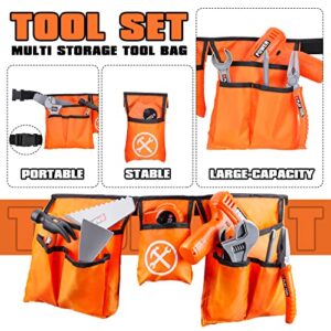 TOY Life Kids Tool Set for Boy Ages 4-6 with Kids Tool Belt, Toddler Tool Set, Tools for Kids, Kids Tool Box, Toy Tool Set with Drill, Kids Construction Toys, Kids Tape Measure, Kids Power Tool Kit