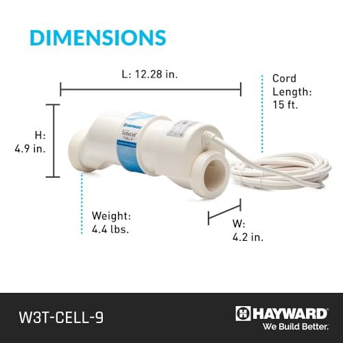 Hayward W3T-CELL-9 TurboCell Salt Chlorination Cell for In-Ground Swimming Pools up to 25,000 Gallons