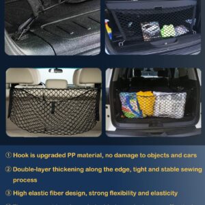 Trunk Cargo Trunk Net Compatible with Mazda CX-9 CX9 CX 9 New 2024 2023 2022 2021 2020 2019 2018 2017 2016 2015 2014 2013 2012 2011 2010 2009 2008 2007 Car Rear Nylon Mesh Tailgate Netting