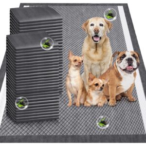 gimars upgrade odor control 4xl 36x36 dog pee pads extra large thicken 9 layers extra absorbent charcoal pee pads for dogs - leak proof dog training pads quick dry charcoal puppy pads 30 counts