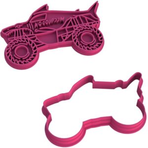 Monster Truck Jam Cookie Cutter & Stamp