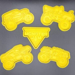 Monster Truck Jam Cookie Cutter & Stamp