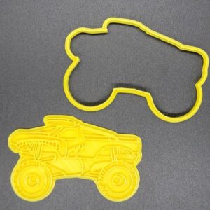 Monster Truck Jam Cookie Cutter & Stamp