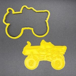 Monster Truck Jam Cookie Cutter & Stamp