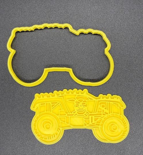 Monster Truck Jam Cookie Cutter & Stamp