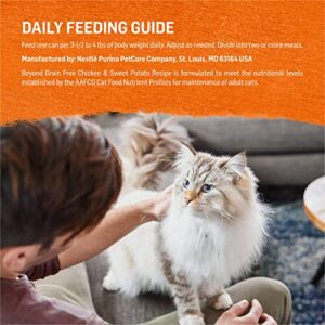 Purina Beyond Grain Free, Natural Pate Wet Cat Food, Grain Free Chicken & Sweet Potato Recipe - (12) 3 oz. Cans