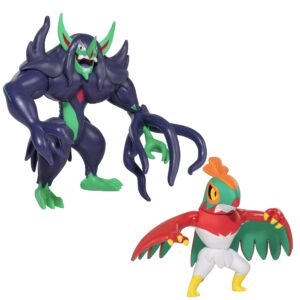 Pokémon Figure Battle Ready Set with 4.5" Deluxe Action Grimmsnarl, 6 Pieces - Includes 2" Pichu, Duskull, Shinx, Hawlucha & Horsea - Officially Licensed - Gift for Kids, Boys, Girls & Fans of Pokemon