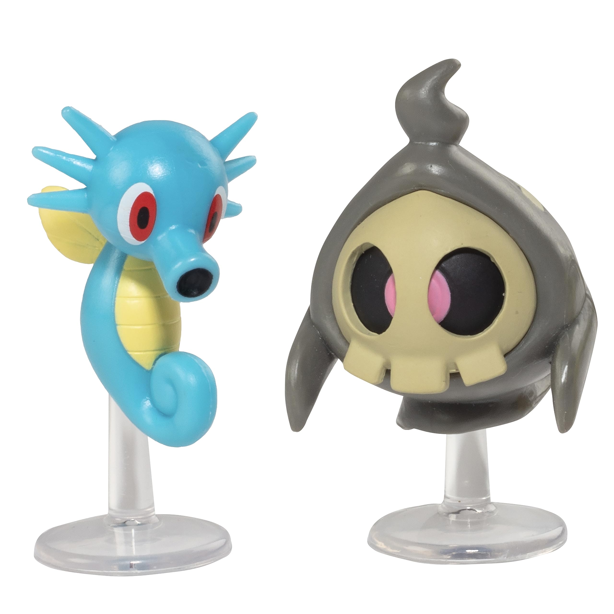 Pokémon Figure Battle Ready Set with 4.5" Deluxe Action Grimmsnarl, 6 Pieces - Includes 2" Pichu, Duskull, Shinx, Hawlucha & Horsea - Officially Licensed - Gift for Kids, Boys, Girls & Fans of Pokemon