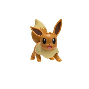 Pokémon Battle Figure 8 Pack - Features 2-Inch Pikachu, Eevee, Appletun, Growlithe, Mimikyu, Togepi, 3-Inch Raichu & Hawlucha - Authentic Details