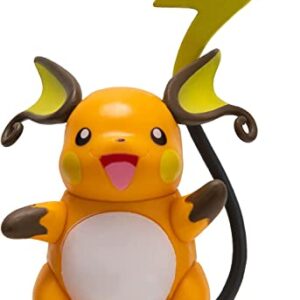 Pokémon Battle Figure 8 Pack - Features 2-Inch Pikachu, Eevee, Appletun, Growlithe, Mimikyu, Togepi, 3-Inch Raichu & Hawlucha - Authentic Details