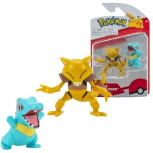 pokemon 2" battle figure pack - abra & totodile