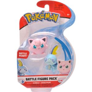 pokemon - battle figure 2pack - jigglypuff and sobble