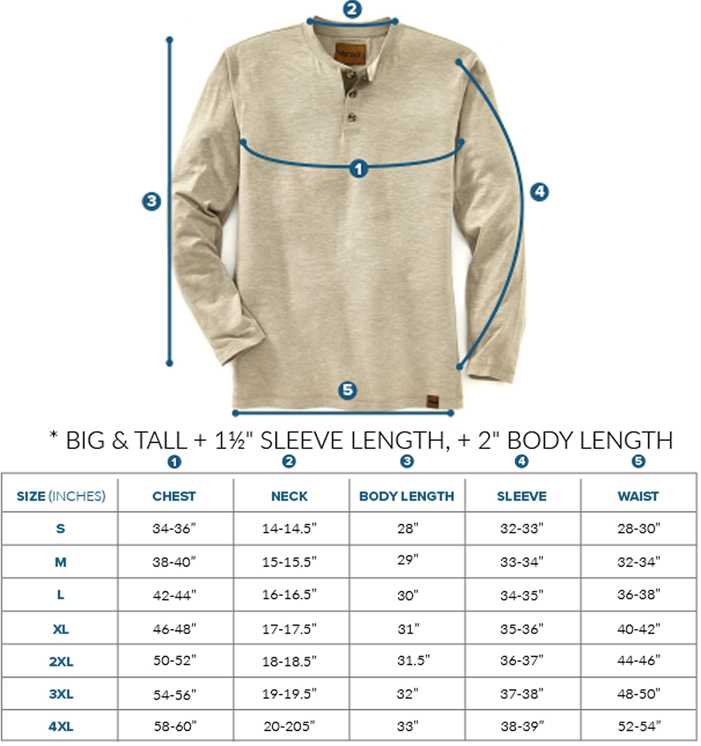 Venado Long Sleeve Shirts for Men – Flex Henley Shirts for Men Outdoor Wear (XX-Large, Oatmeal)