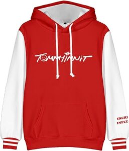 teatyuke tommyinnit baseball merch dream team smp hoodie woman man sweatshirt couple clothes (1,l)