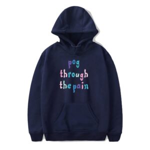 wylinger tommyinnit pog through the pain pullover merch new hoodies men/women hooded sweatshirt hockey uniform (navy,large)