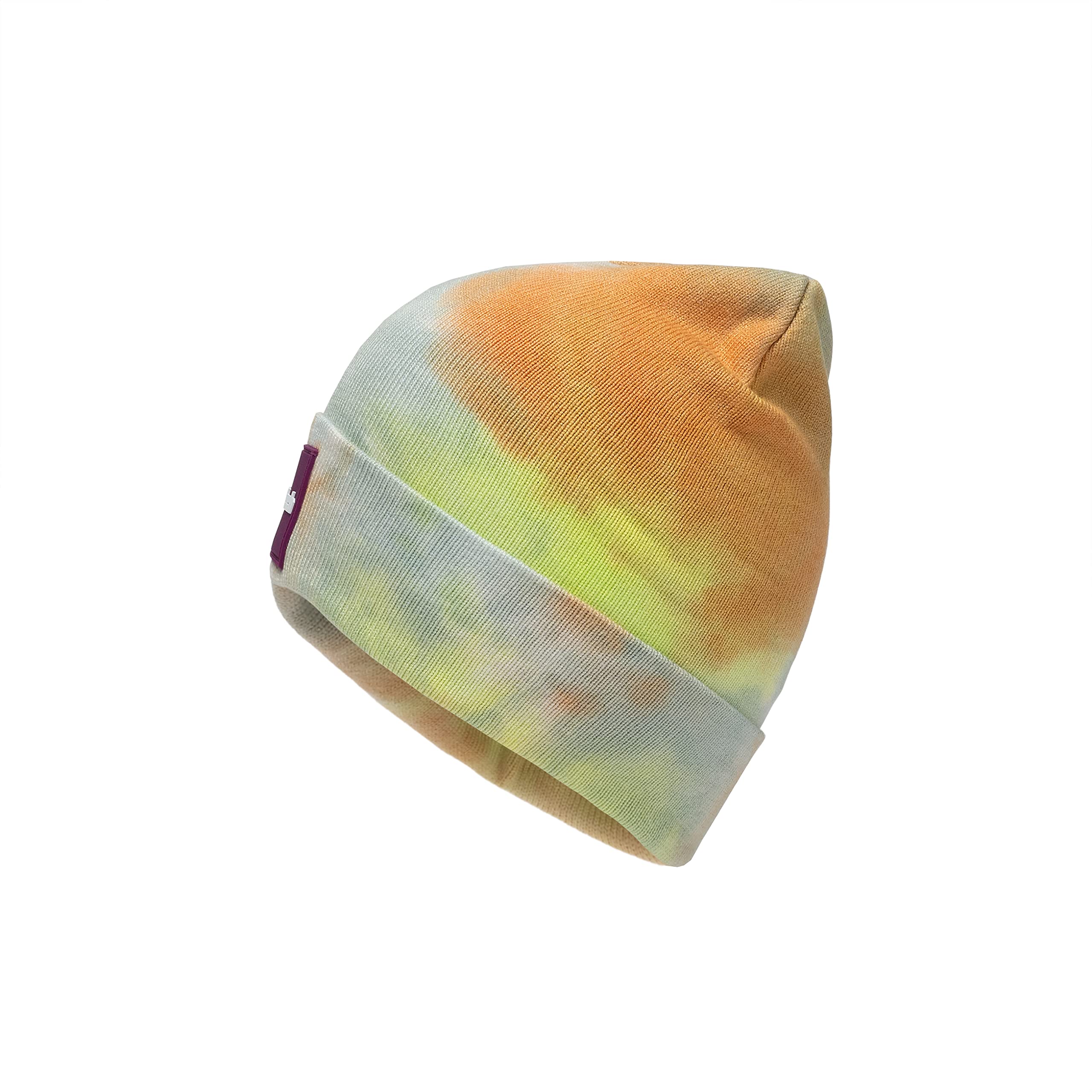 Twitch Beanie - Orange/Green Tie Dye