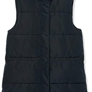 Amazon Essentials Women's Relaxed-Fit Water Repellent Recycled Polyester Puffer Vest (Available in Plus Size) (Previously Amazon Aware), Black, X-Large