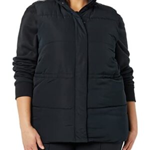 Amazon Essentials Women's Relaxed-Fit Water Repellent Recycled Polyester Puffer Vest (Available in Plus Size) (Previously Amazon Aware), Black, X-Large