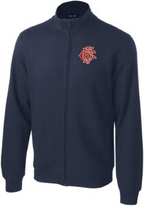 sport-tek chicago fire department letternest logo full-zip navy sweatshirt-st259 (4xlarge)