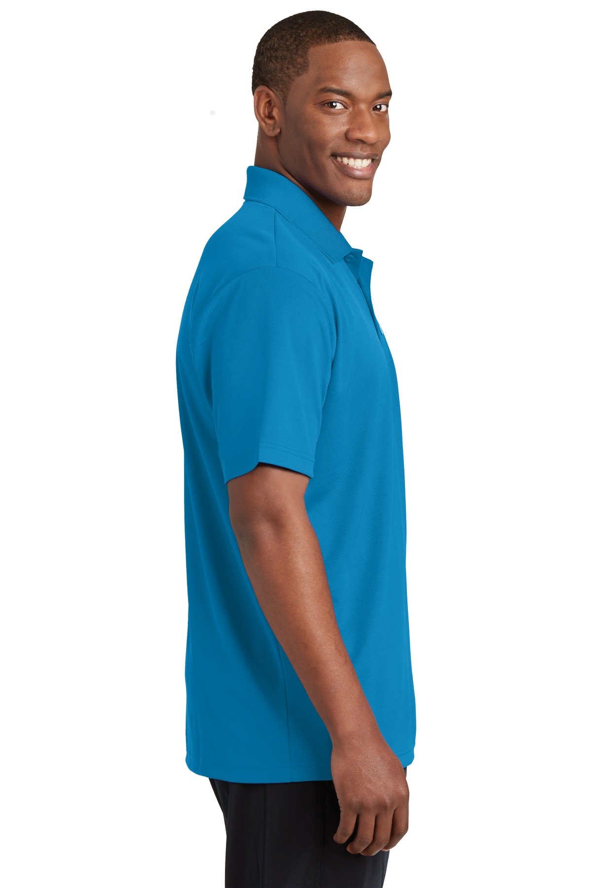 SPORT-TEK PosiCharge RacerMesh Polo. ST640 Pond Blue L