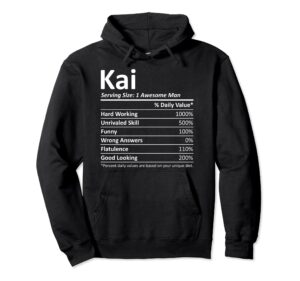 kai nutrition funny birthday personalized name gift idea pullover hoodie