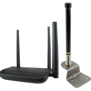 KING KS1000 Swift Range Extender and WiFiMax Router, Black