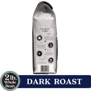 Copper Moon Dark Roast Whole Bean Coffee, Dark Sky Blend, 2 Lb