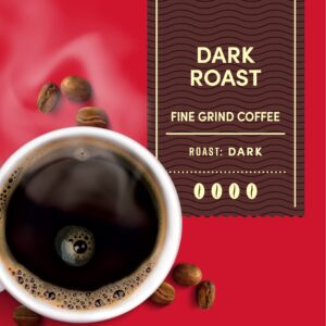 Tim Horton's 100% Arabica Dark Roast, Ground Coffee, 12 Ounce