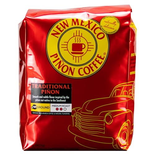 New Mexico Piñon Coffee Naturally Flavored Coffee (Traditional Piñon Ground, 2 pound)