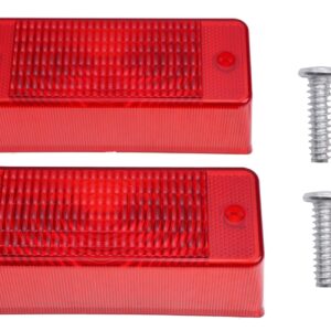 Solarhome 2 PCS Rear Tail Light Lens 6672276 for Bobcat Skid Steer Loader 553 751 753 763 773 863 864 873 883 963 A220 A300 S100 S130 S150 T110 T140 T180 T190 T200 T250