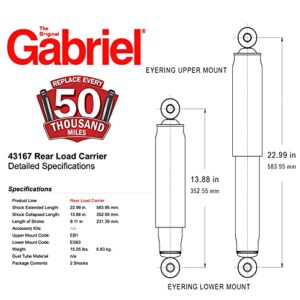 Gabriel 43167 Rear Load Carrier