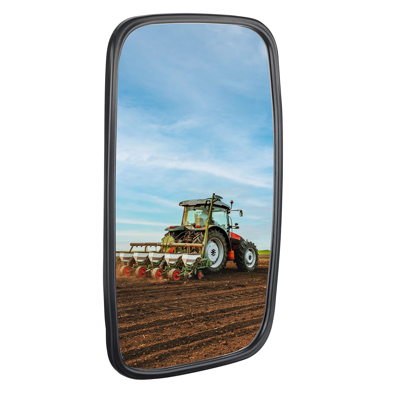 KEMIMOTO Tractor Mirror, Farm Excavator Mirror Compatible With Front Loader Excavator Farm Tractor Such As John Deere, Case IH, Agco, New Holland, Massey Ferguson Ferguson, and Versatile 7.9" x 13"