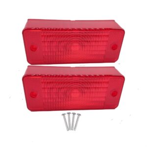 agp.1978 red rear tail light lens 6672276 elj50-0416 e-6672276 6672276 compatible with bobcat skid steer loader a300 s100 s130 s150 t110 t140 t180 t190 t200 t250 2 packs