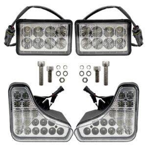 7251341 7138040 front + rear complete led light kit, compatible with bobcat loader a770 s450 s510 s530 s550 s570 s590 s595 s630 s650 s740 s750 s770 s850 t450 t550 t590 t630 t650 t750 t770 t870