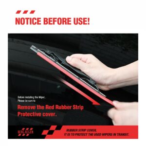 Rear Wiper Blade,BERG REGEN 10 inch (Pack of 2) Fit for Toyota FJ Cruiser 2014 2013 2012 2011 2010 2009 2008 2007 Back Windshield Wiper Blade -10-F