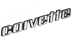 one pc corvette rear bumper letter emblems 3d badges late replacement for 1976-1979 c3