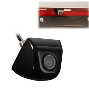 1 pc rear view camera, hd view reverse cam, 170 degree wide angle rearview reversing camera for cars pickup trucks suvs rvs vans (black)