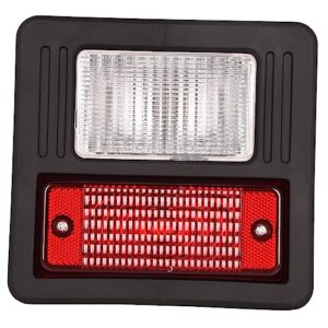 BlueSkyz Fits Skid Steer Tail Light Lamp Assembly Loader Rear Door Light A0216A0050,Direct Replacement, Easy Installation