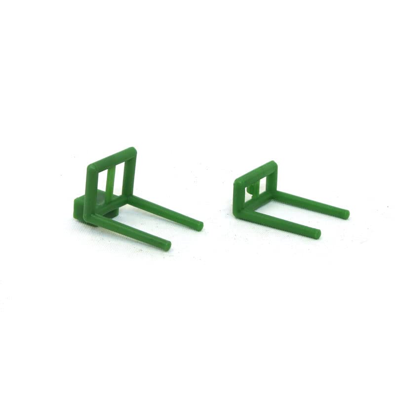 Standi Toys Inc. 1/64 Green Plastic Loader Forks with Rear Hitch Bale Mover ST347