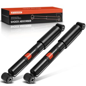 a-premium rear shock absorbers struts compatible with dodge grand caravan 2008-2010, chrysler town & country 2008-2010 - [without load leveling suspension]