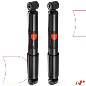 A-Premium Rear Shock Absorbers Struts Compatible with Dodge Grand Caravan 2008-2010, Chrysler Town & Country 2008-2010 - [without Load Leveling Suspension]