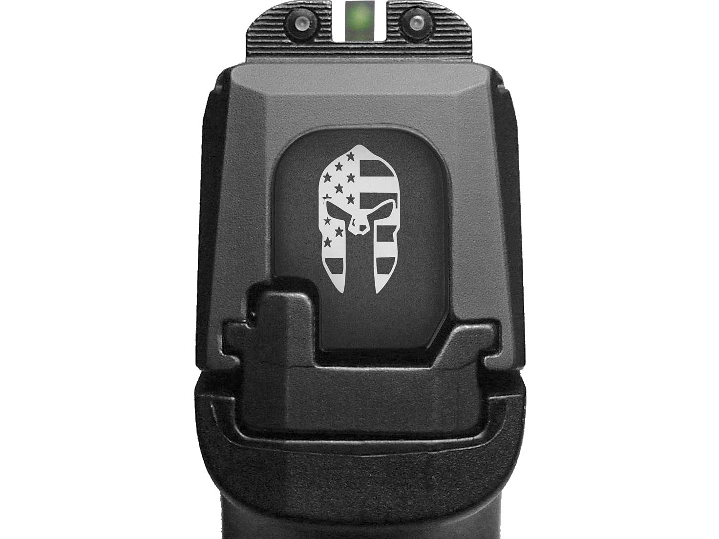 NDZ Performance Slide Cover Back Plate for Sig P365 P365X P365 XL P365 X Macro P365 Fuse 9mm .380 Laser Engraved Aluminum in Black - US Flag