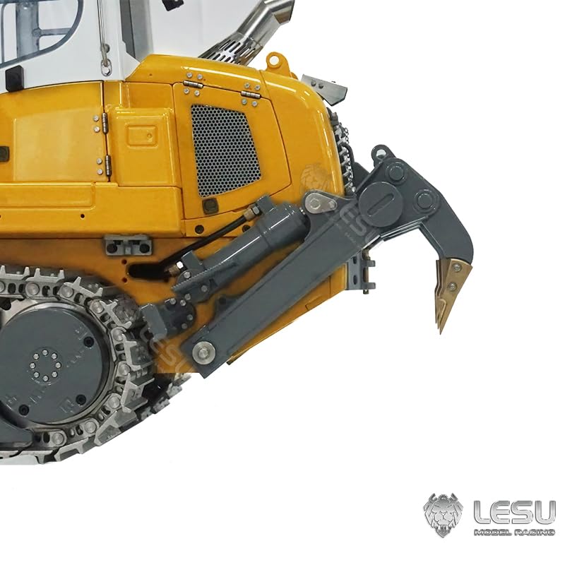 LESU Metal 1/14 RC Hydraulic Crawler Loader for 636 Upgraded Assembled Pl18Ev Lite Radio Truck with Openable Bucket Rear Hook Hobby Grade Model