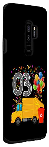 Galaxy S9+ Happy O3 Birthday Rear Loader Garbage Truck Case