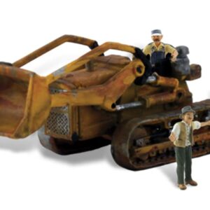 Autoscene Fritzs Front Loader w/Figures HO Scale Woodland Scenics